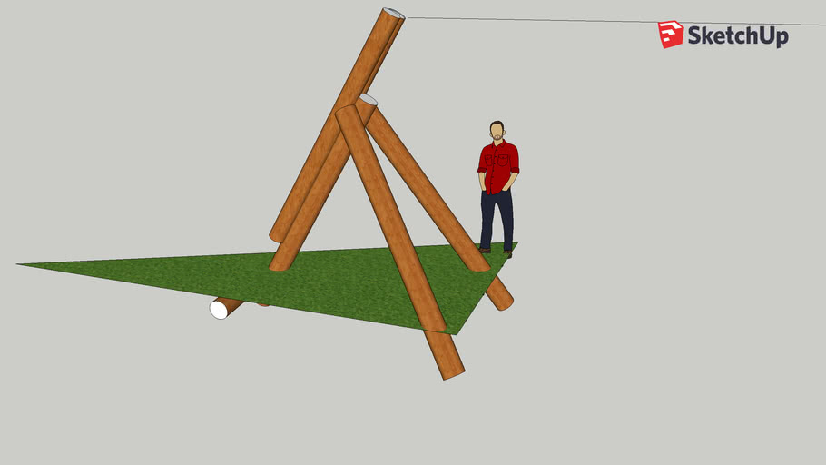 Zipline base tripod v4 | 3D Warehouse