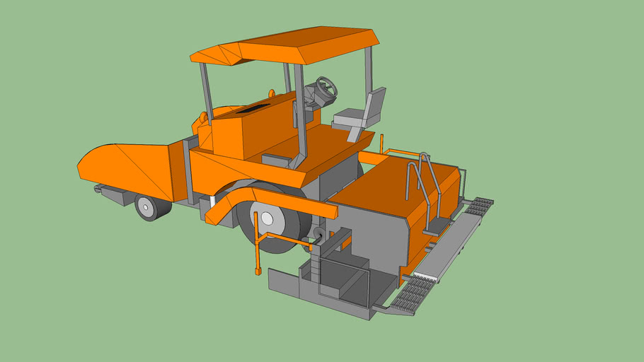 Asphalt Paver | 3D Warehouse