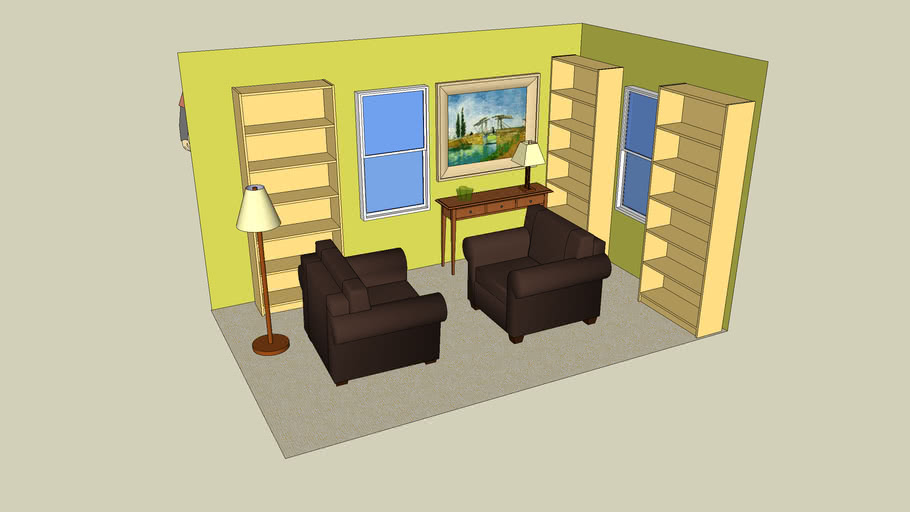 Home Library | 3D Warehouse