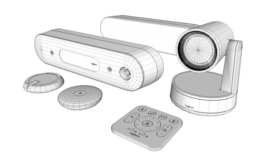 Logitech RALLY PLUS kit | 3D Warehouse
