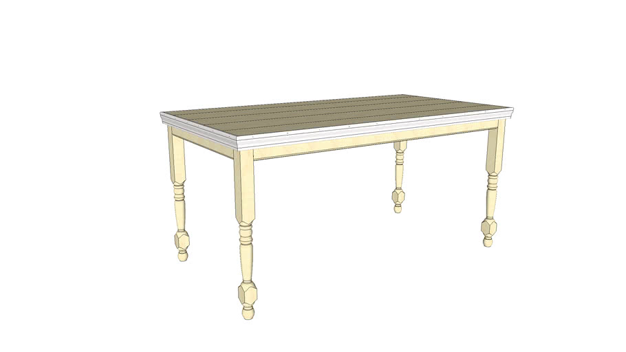 Wood Table-1 | 3D Warehouse
