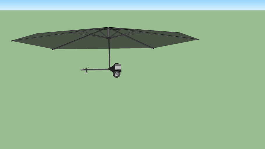 Shade Haven 40' diameter shade trailer | 3D Warehouse