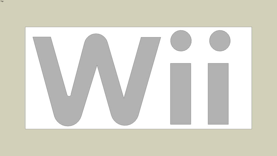 Wii Logo | 3D Warehouse