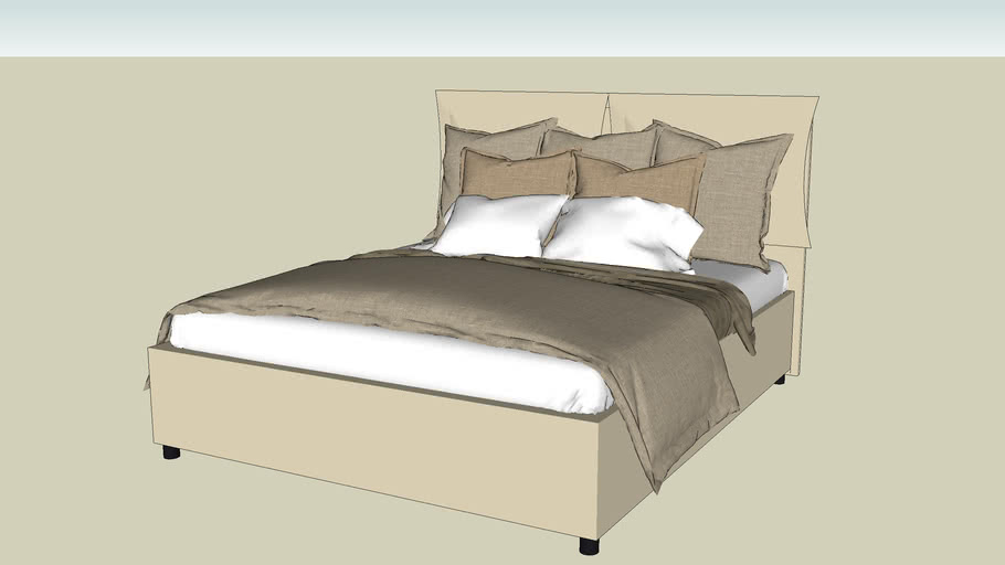 fabric BED- letto tessile | 3D Warehouse