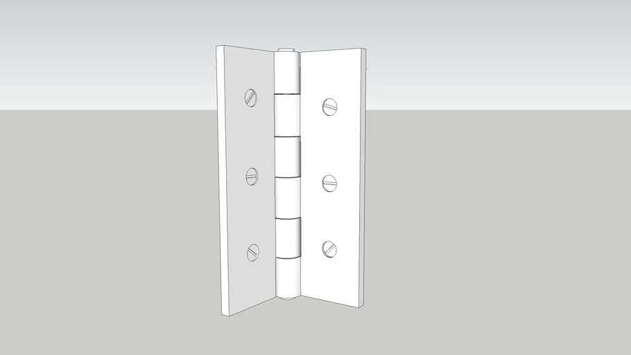 3'x2' Door Hinge | 3D Warehouse