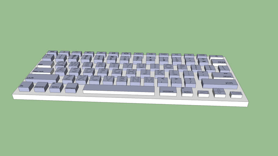 Mac Keyboard | 3D Warehouse