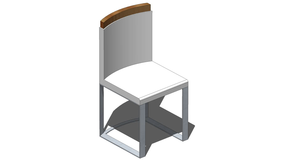 Dining Chair - Wood Handel Seater | 3D Warehouse