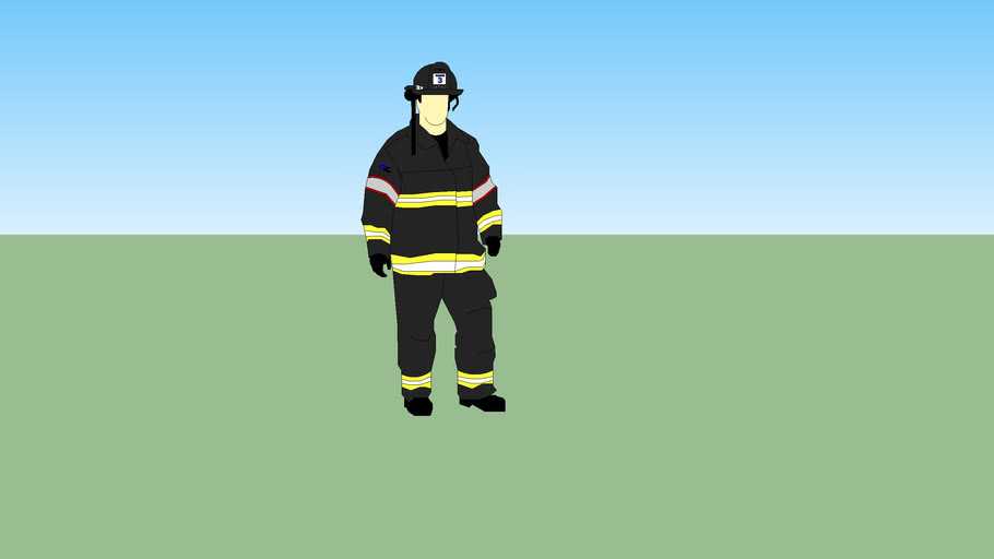 squad 3 firefighter | 3D Warehouse