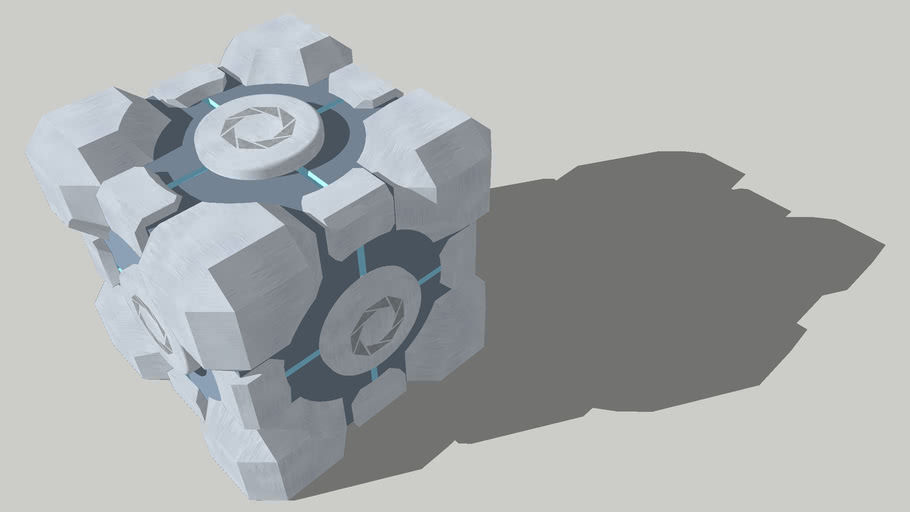 Portal 2 Cube | 3D Warehouse