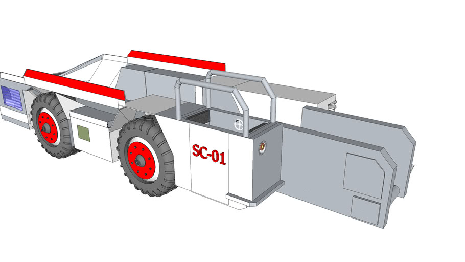 Shuttle Car - Joy Underground Coal | 3D Warehouse