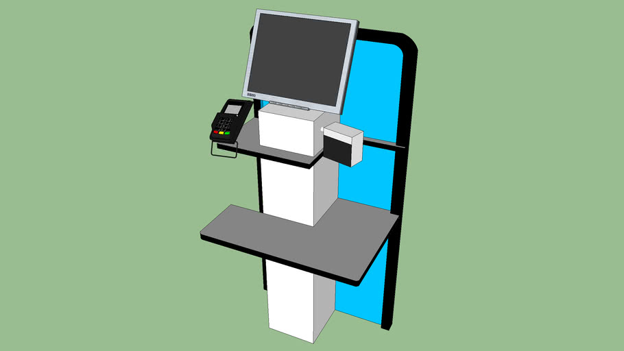 AH To Go Cash Desk | 3D Warehouse