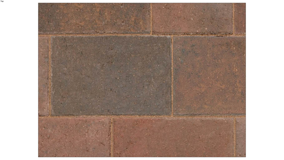 Marshalls Keyblock concrete sett paving - Brindle | 3D Warehouse