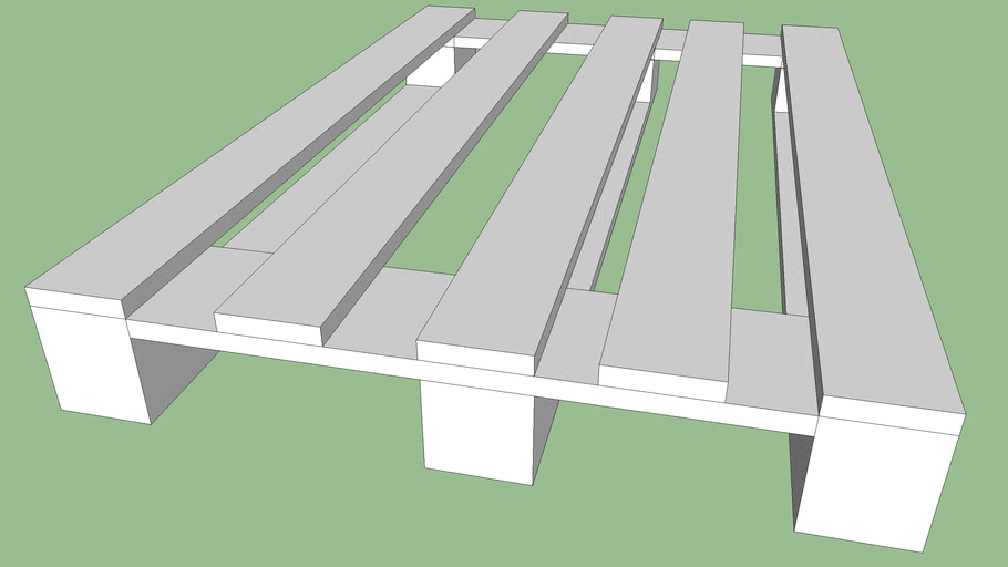 Euro Pallet | 3D Warehouse