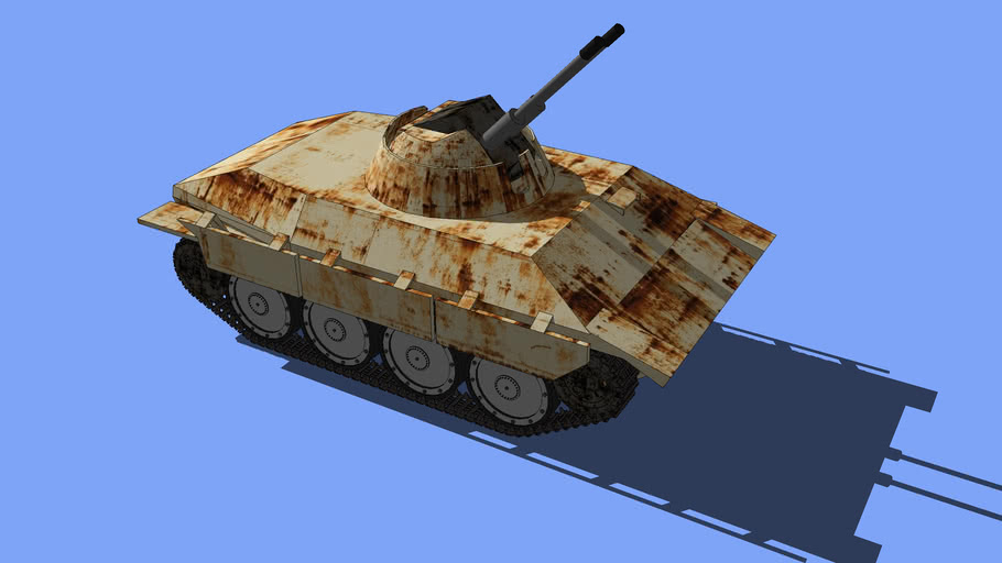 Flakpanzer E-25 Kugelblitz II | 3D Warehouse