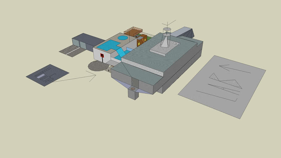 The Ultra Dream House with a Super Labatory | 3D Warehouse