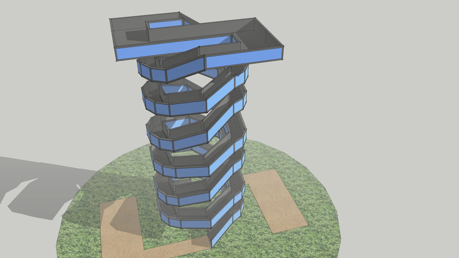 DOUBLE HELIX OBSERVATION TOWER | 3D Warehouse