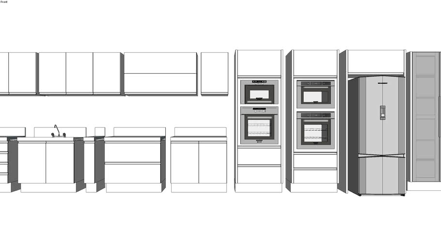 Módulos de móveis de cozinha | 3D Warehouse