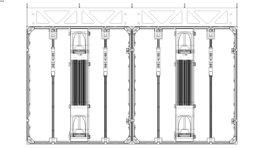GoVision GV6 LED Panels with GoVision CDF Double Rigging Header Beam ...
