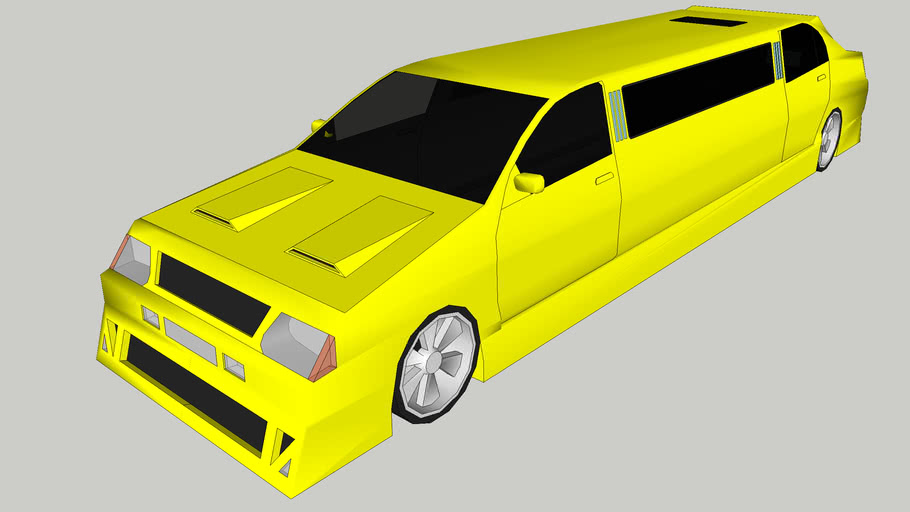 Low Poly - Custom Limo | 3D Warehouse