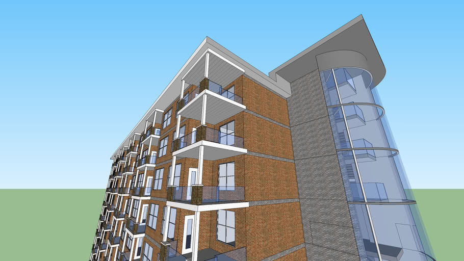 24 story apartment complex | 3D Warehouse