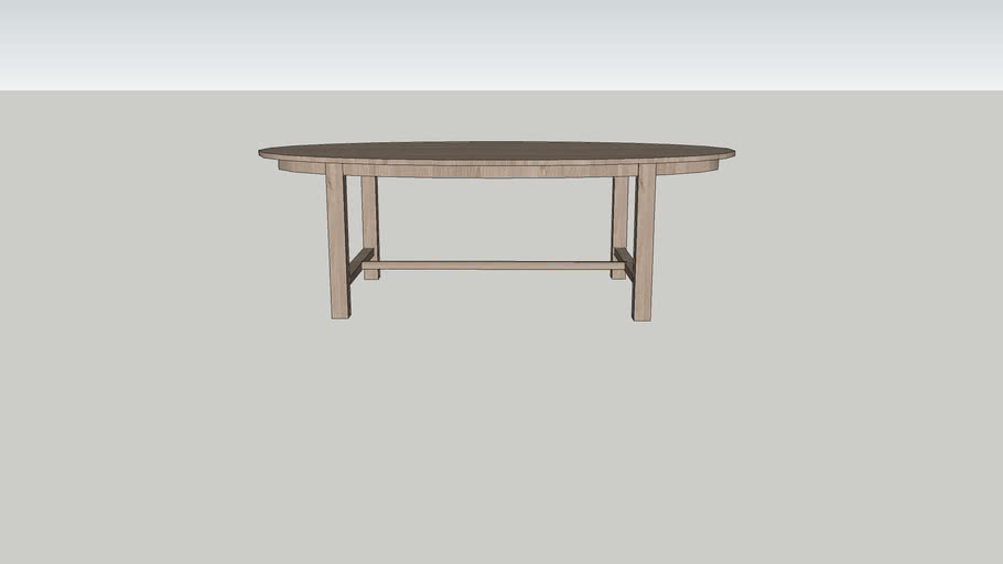 NICKEY KEHOE HARVEST DINING TABLE | 3D Warehouse