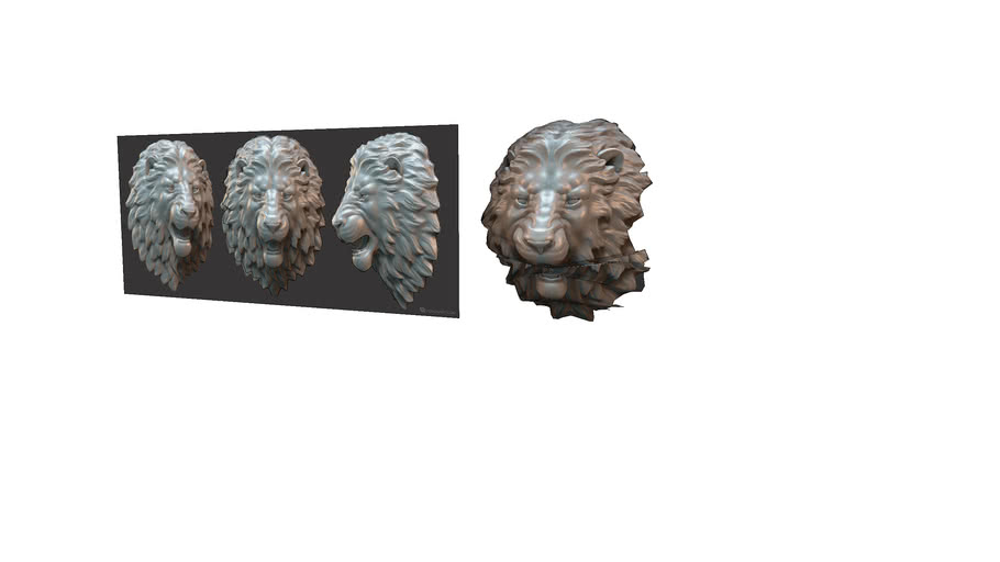 Lion head | 3D Warehouse