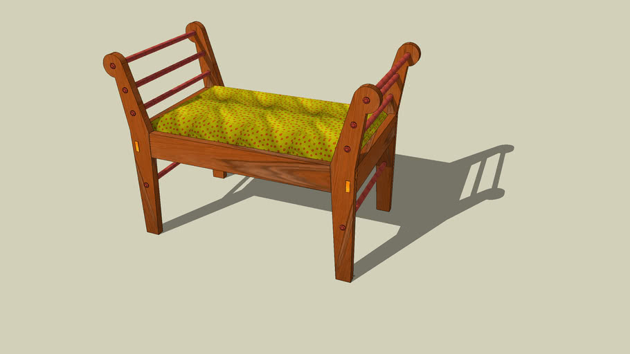 MLE Bench Seat | 3D Warehouse