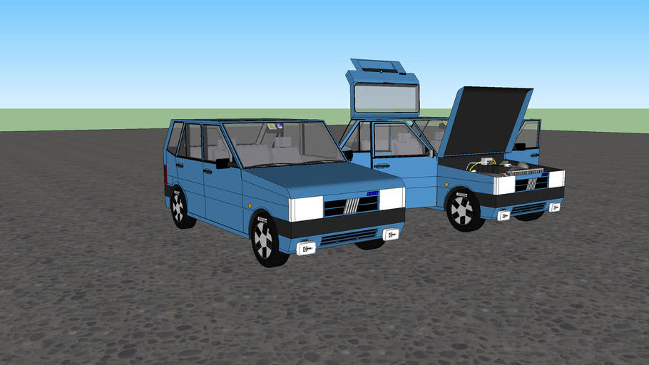 fiat tipo digit 1988 | 3D Warehouse