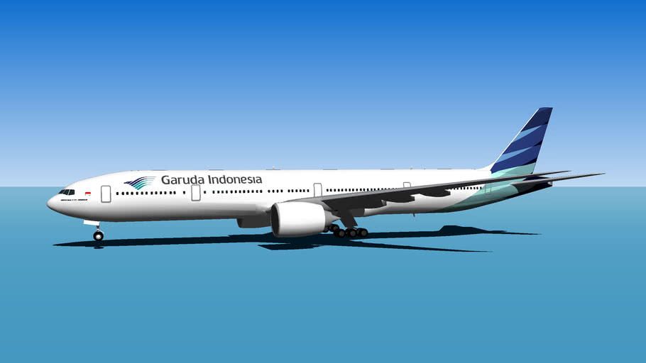 Garuda-Indonesia Boeing 777-300ER | 3D Warehouse
