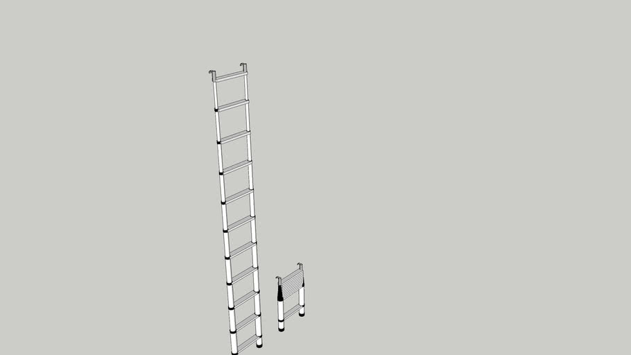 Telescopic Extended Ladder | 3D Warehouse