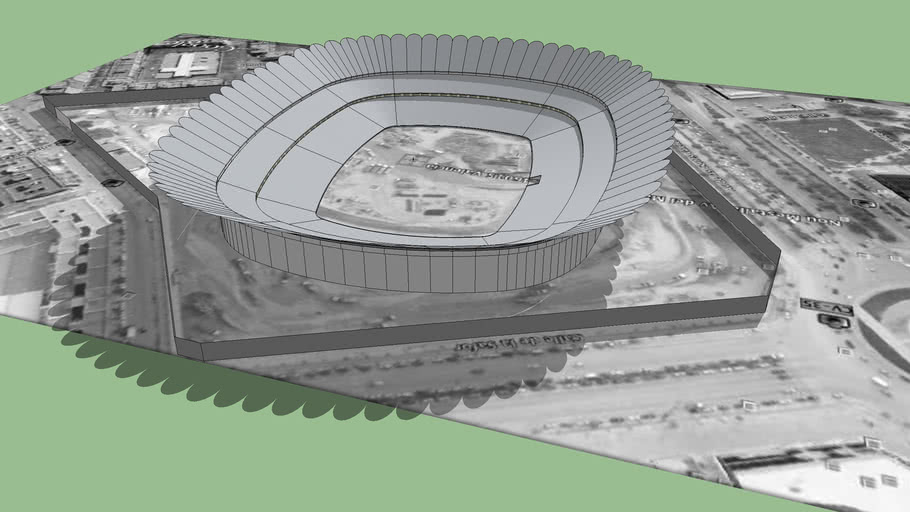 Actual estado del Nuevo Mestalla | 3D Warehouse
