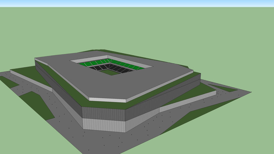 modern european style stadium | 3D Warehouse