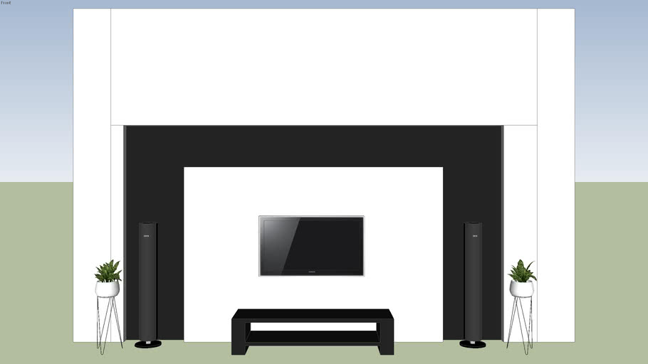 tv backdrop | 3D Warehouse