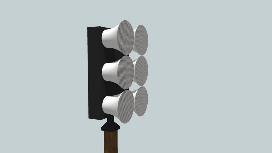 Federal Signal EOWS 612 Warning Siren | 3D Warehouse