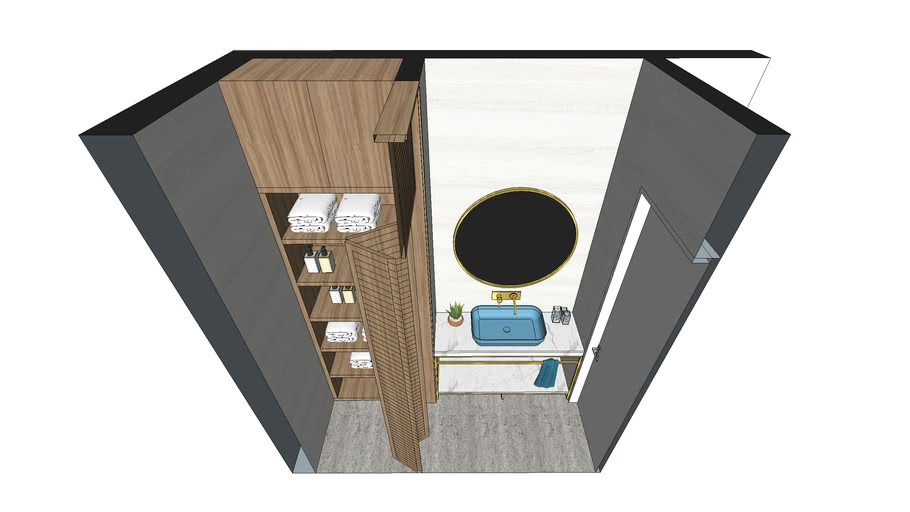 wc interior | 3D Warehouse