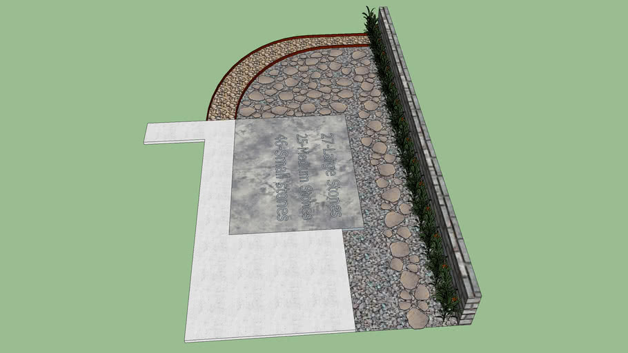 design stone layout | 3D Warehouse