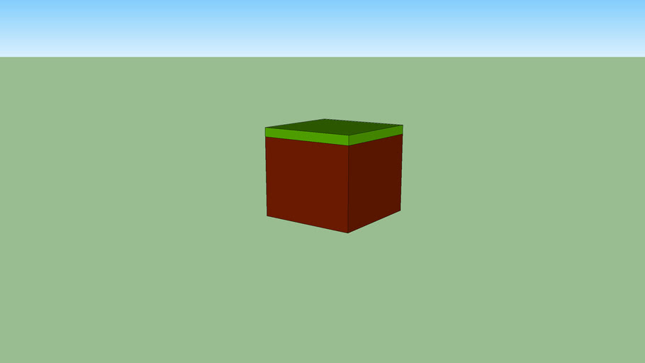 Minecraft Grass Block | 3D Warehouse