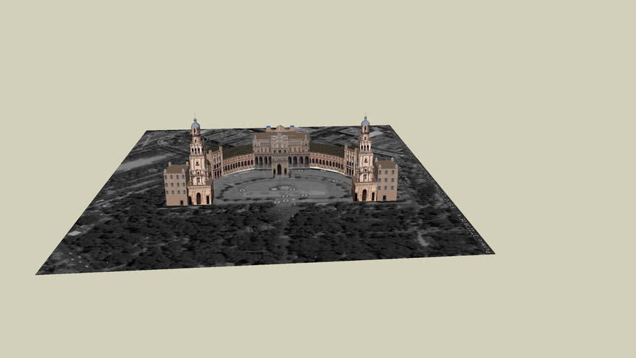 plaza de españa | 3D Warehouse