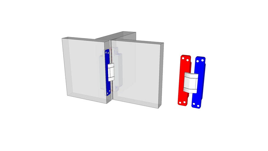 Adjustable Concealed Hinge | 3D Warehouse