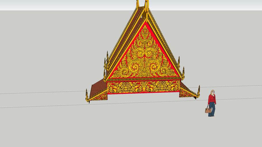 Khmer Roof Concept | 3D Warehouse
