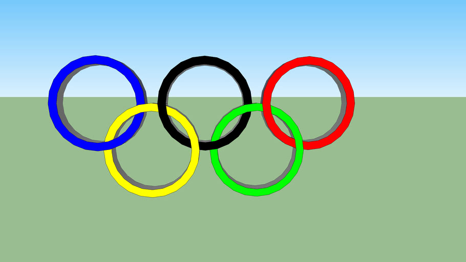 3D olympic rings | 3D Warehouse