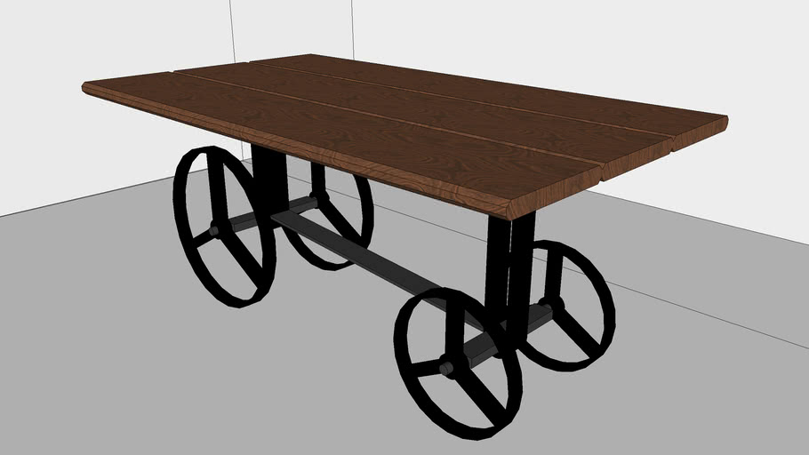 Industrial style table | 3D Warehouse