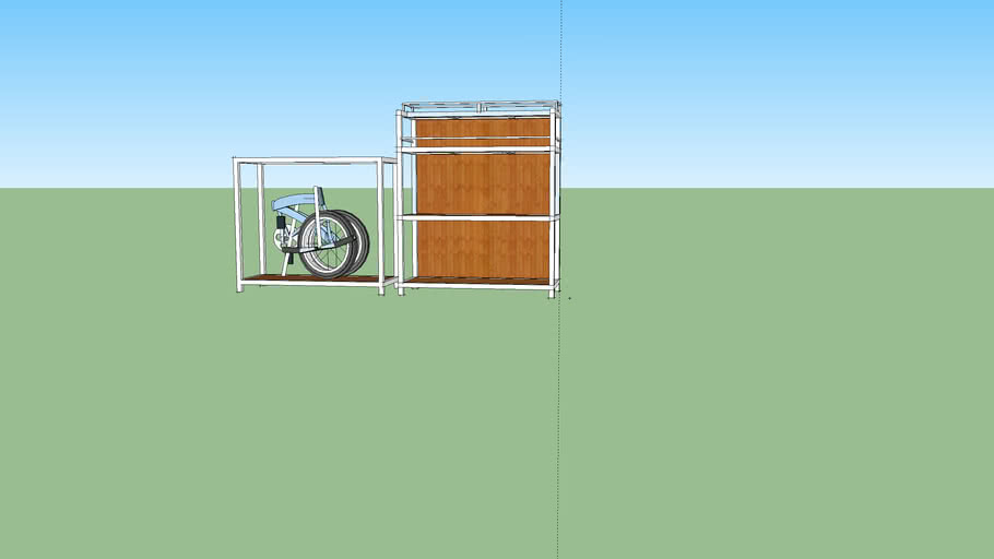 rak barang dan rak sepeda | 3D Warehouse