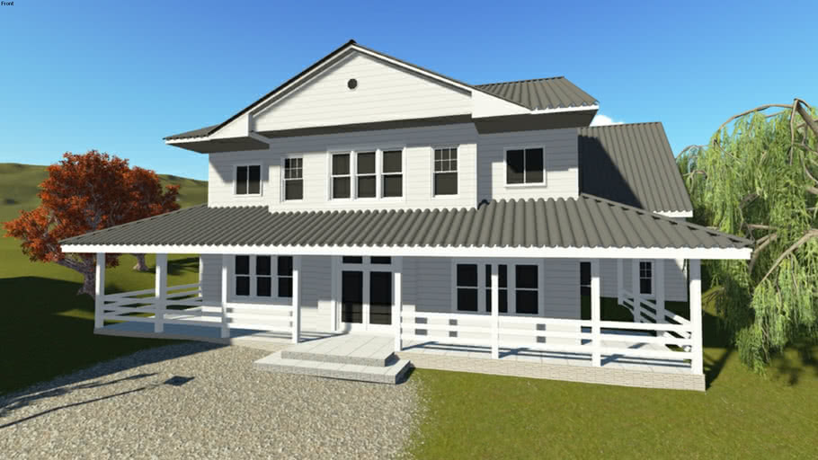 Porch House 1 | 3D Warehouse