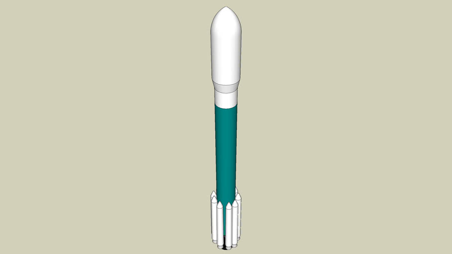 Boeing Delta II Rocket (UPDATED) | 3D Warehouse