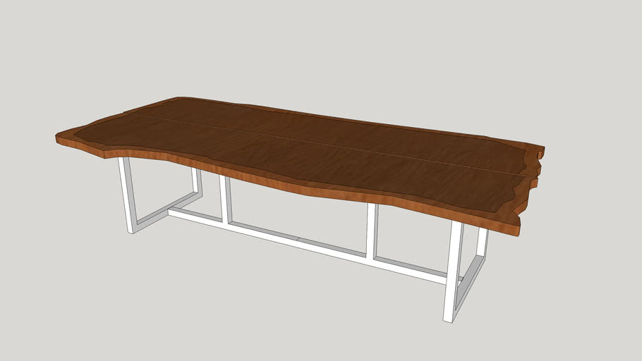 Natural dinning table | 3D Warehouse