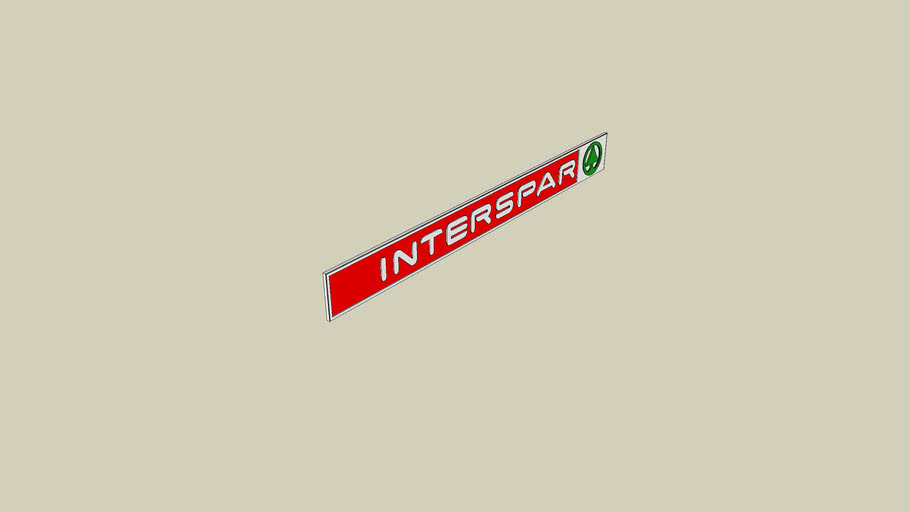 INTERSPAR logo | 3D Warehouse