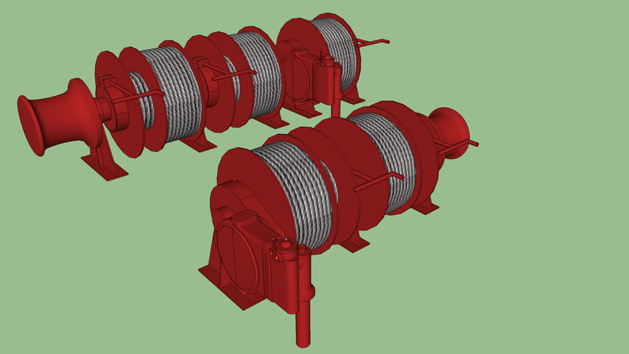 Mooring Winches for Ship Models | 3D Warehouse