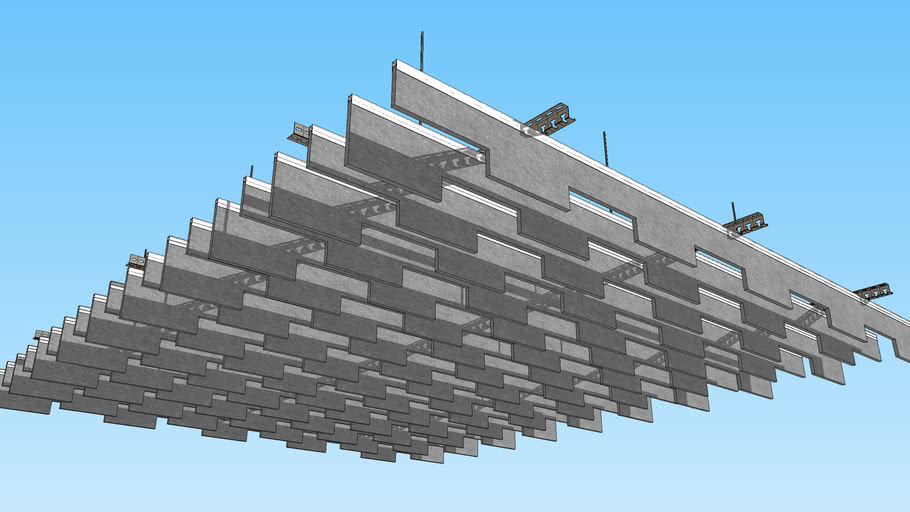 Plativity/Baffle Castle 240x300/ Acoustic Panel | 3D Warehouse