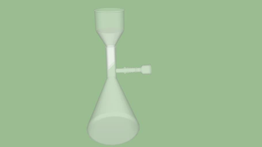 Kitasato e funil de buchner | 3D Warehouse